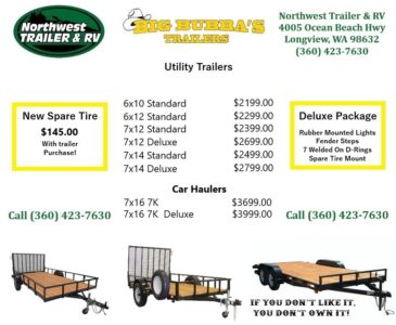 Big Bubba’s Trailers | Northwest Trailer & RV